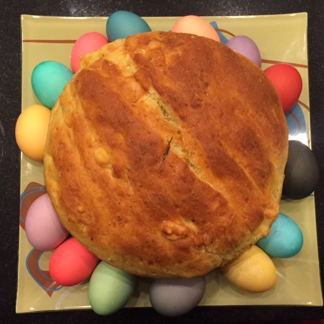 Recipe for Umbrian Cheese Bread, Pizza di Pasqua, Crescia | a tasteful life